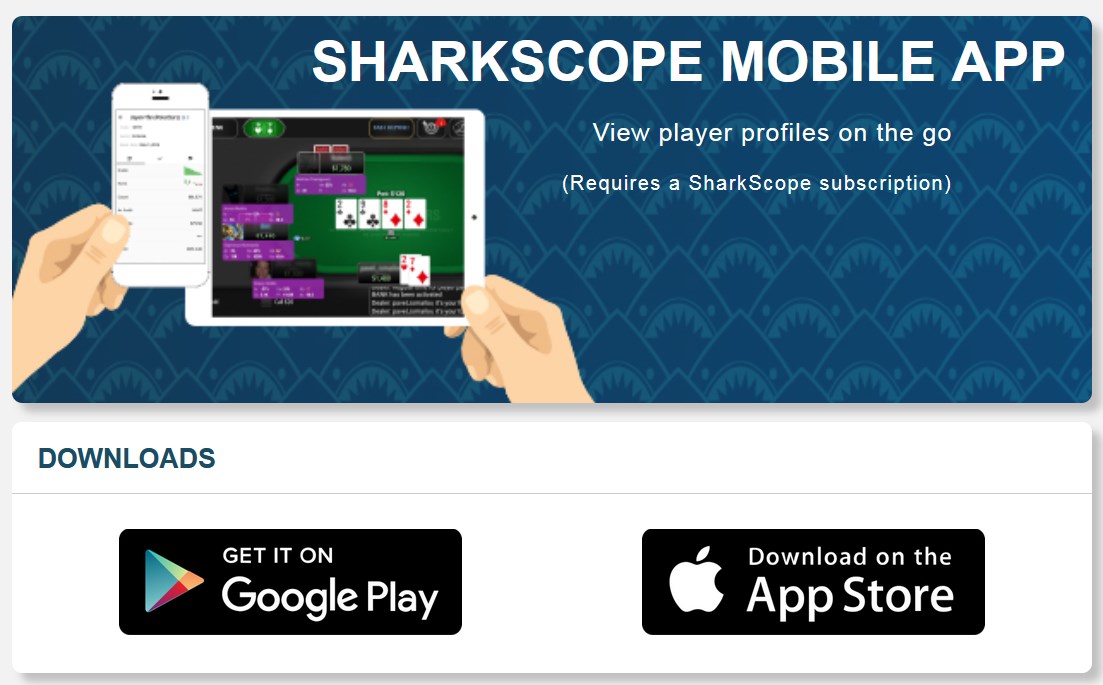 Sharkscope has released a mobile app | News | Pokerenergy